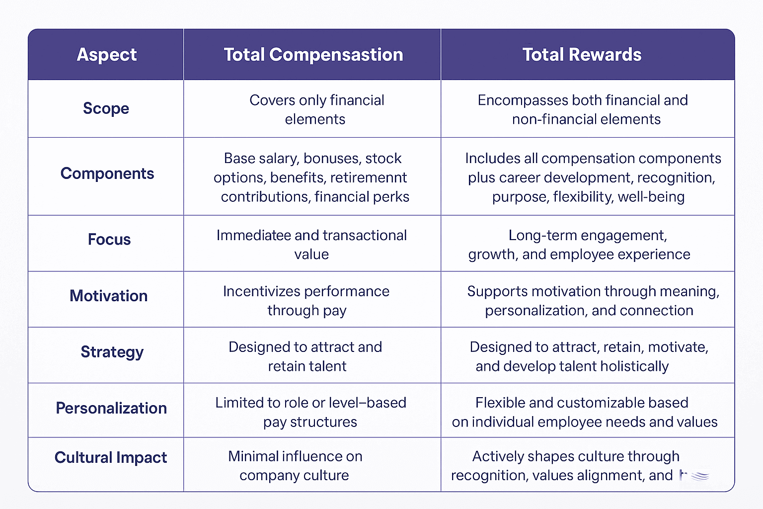 Total Rewards vs. Total Compensation